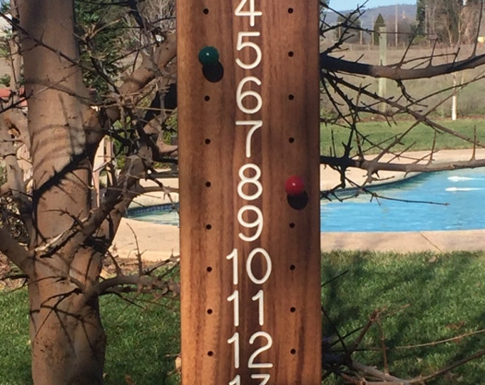 Extra Large Bocce Scoreboard, 1-15 - Etsy