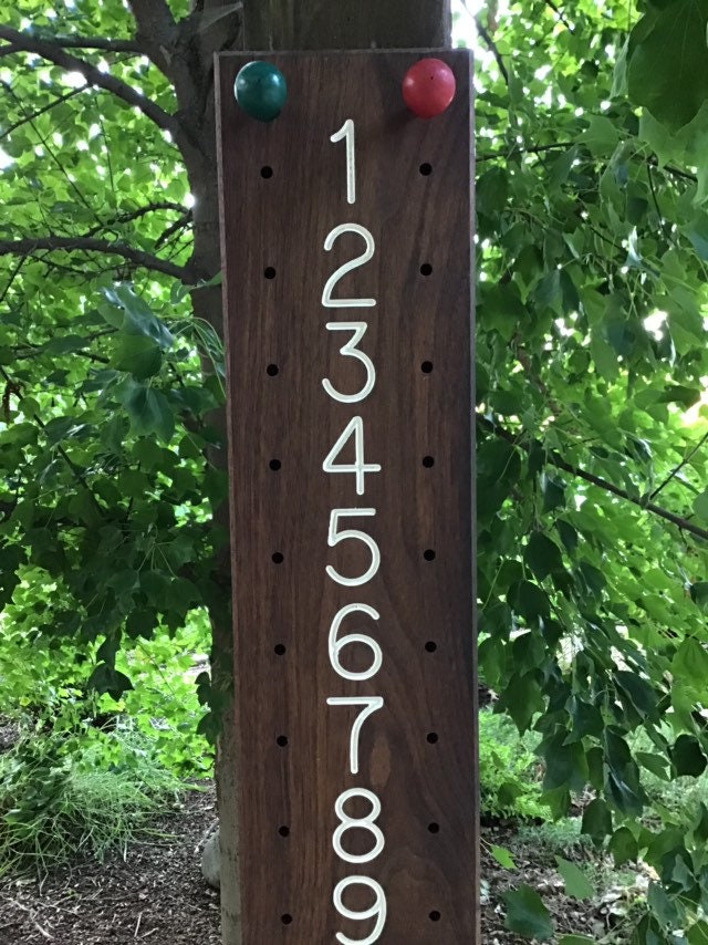 Petanque Scoreboard: Custom Wood Score Keeper - Etsy