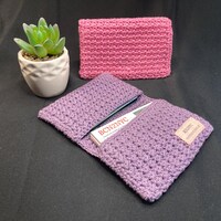 Wallet Crochet, Gift for Her, Birthday, Christmas Gift, - Etsy
