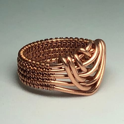 Woven Wire Ring - Etsy