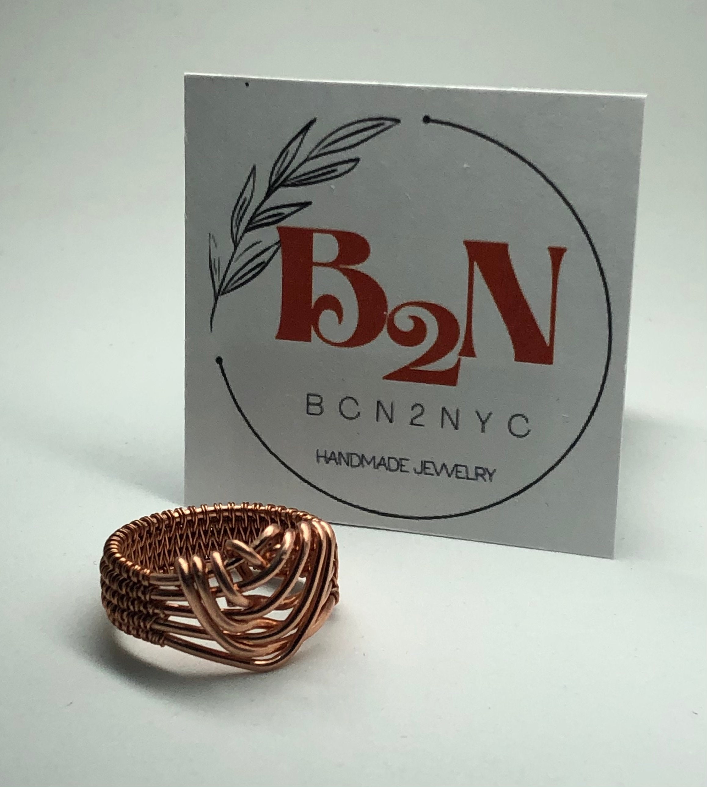 Wire Wrapping Ring With Thick Band. Wrapped Ring. Copper Wire - Etsy