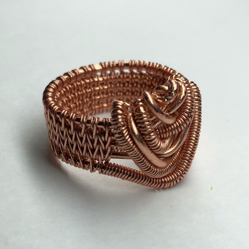 Wire Woven Ring - Etsy