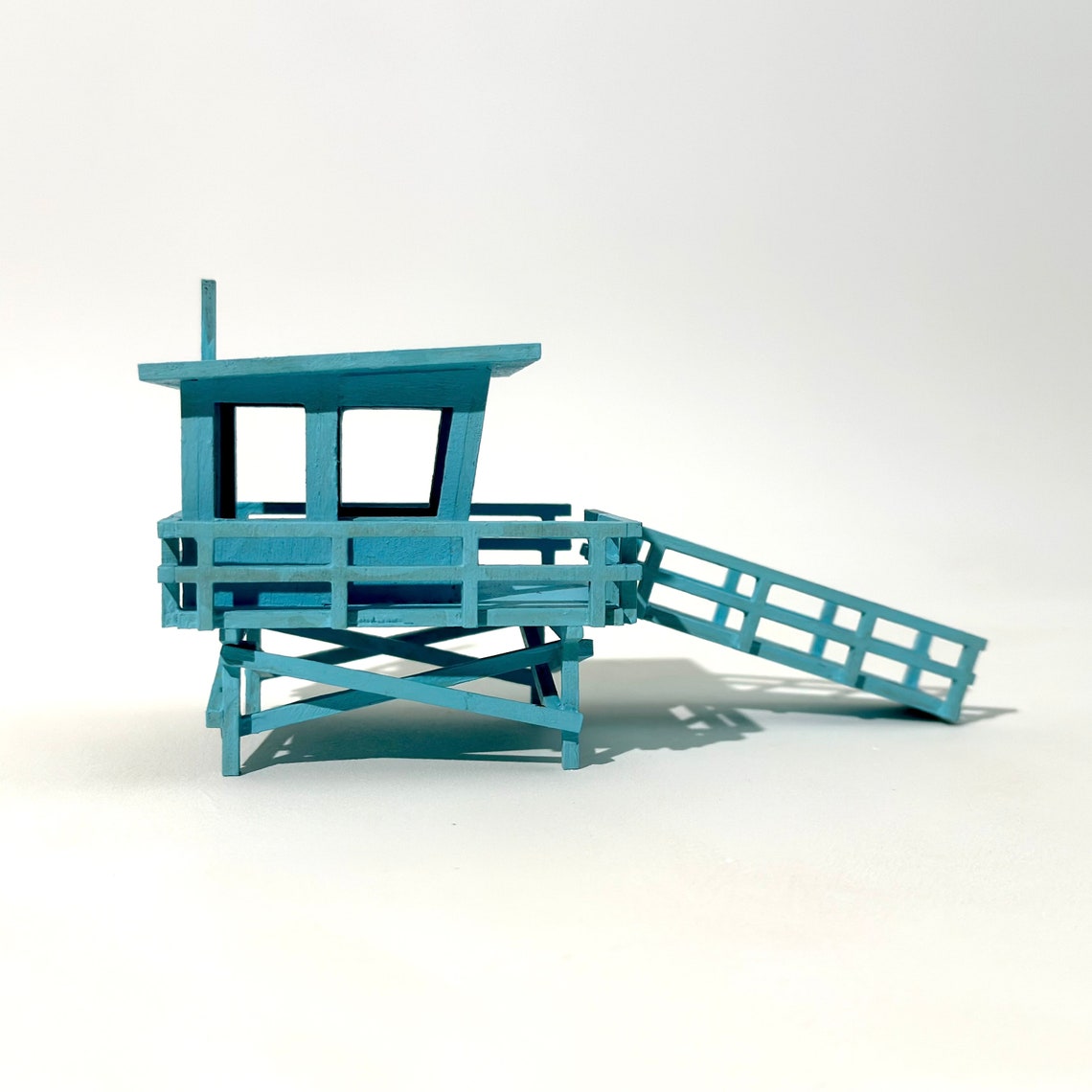 4 Mini Lifeguard Tower California Beach - Etsy