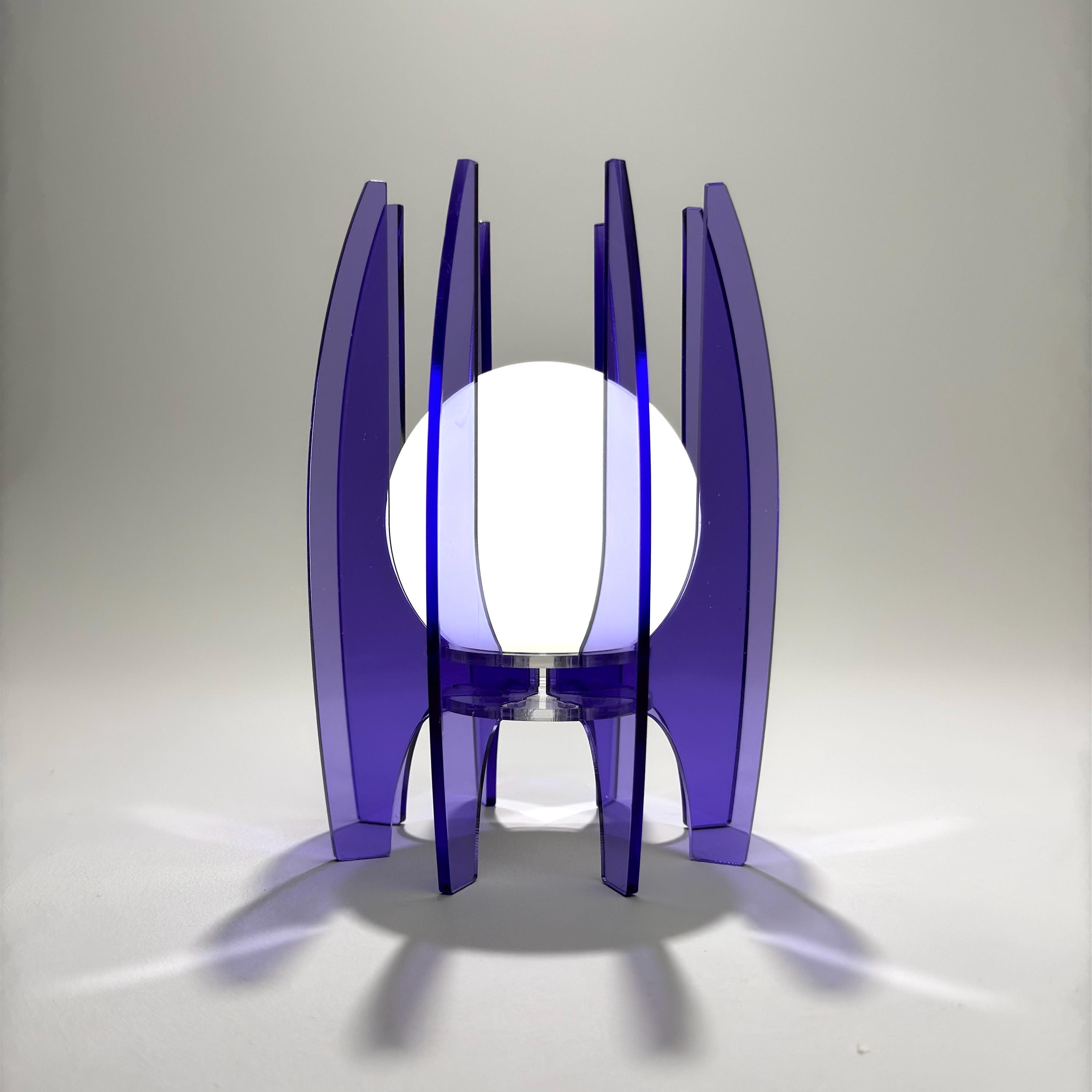 Set of 2 Space Age LED Orb Lamps: Retro Futuristic Mood Night Light - Etsy