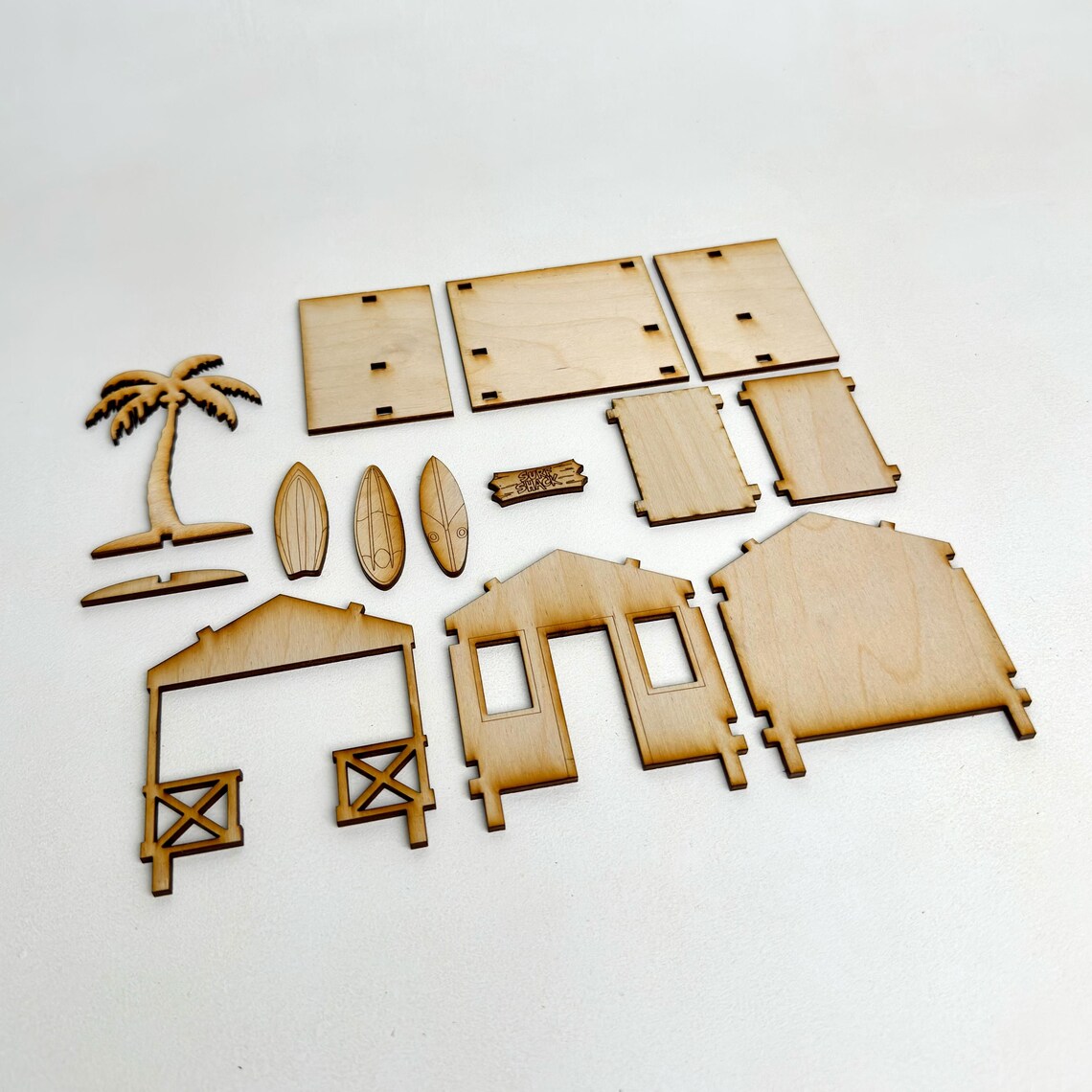 Laser Cut File - "surf Shack" PDF SVG - Etsy