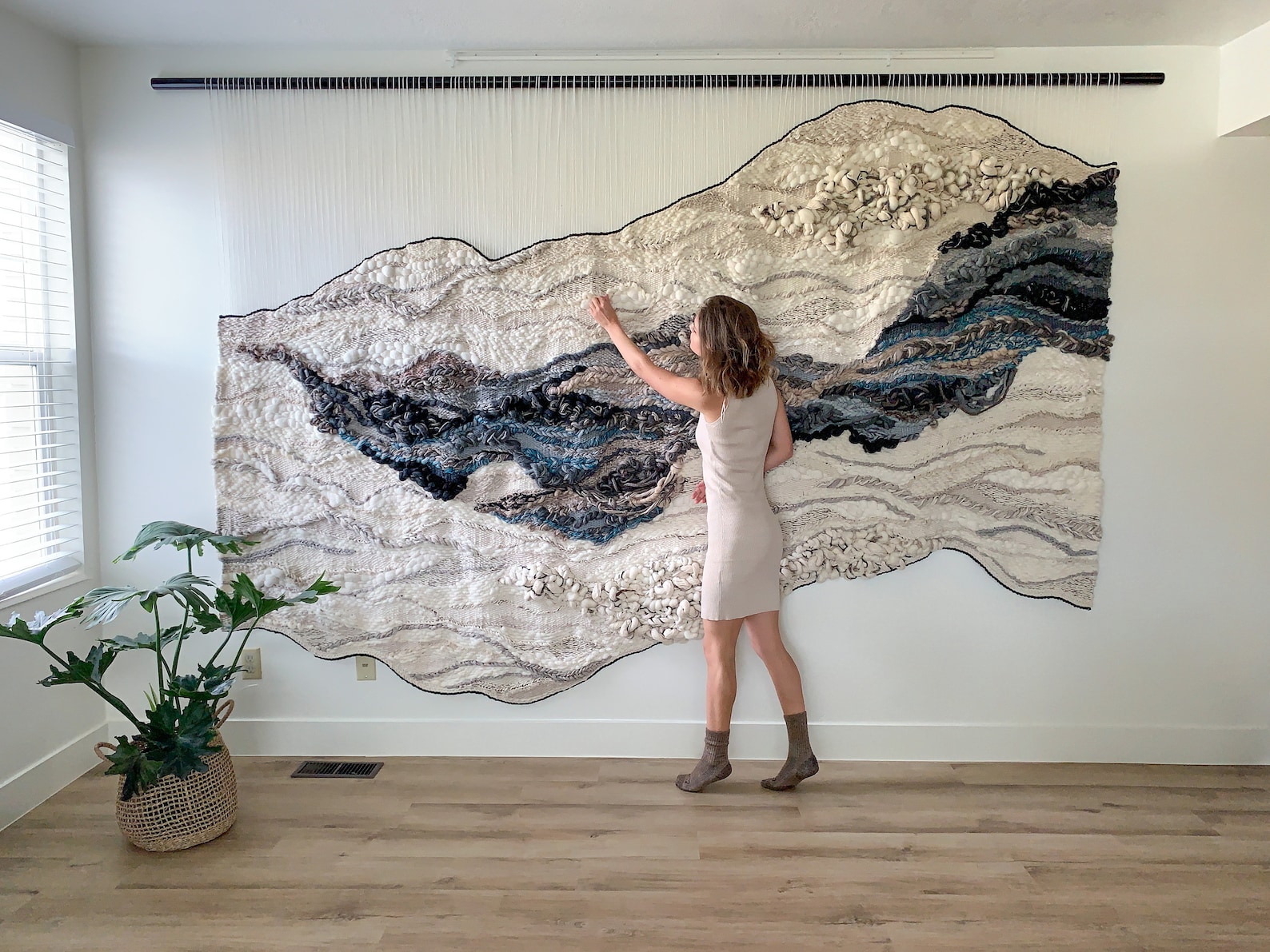 Large Scale Fiber Art Woven Textile Art Contemporary Art for - Etsy