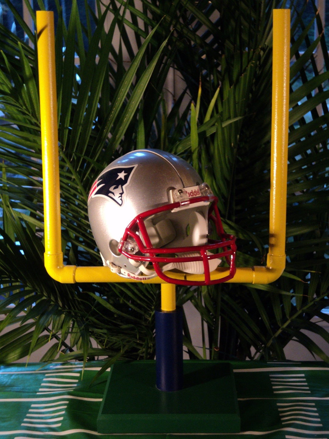 Football Goal Post Stand navy & Yellow - Etsy