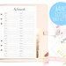 My Passwords Tracker Printable Planner Insert Page. A4 | Etsy