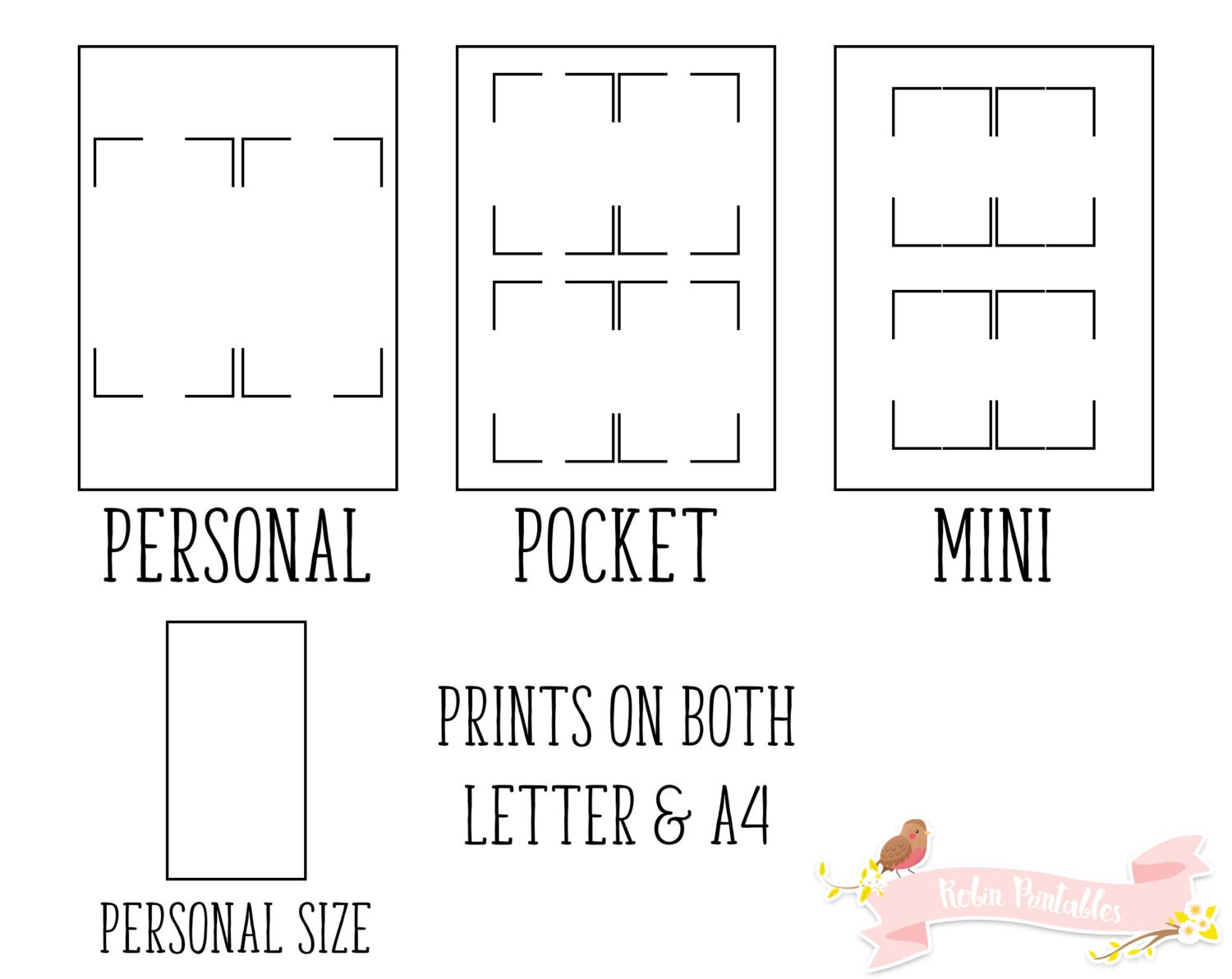 Daily Routine Printable Planner Insert Page. Personal Size - Etsy