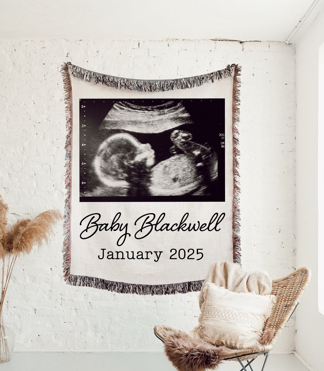 Pregnancy Announcement Photo Prop Baby Reveal - Personalized Ultrasound ...