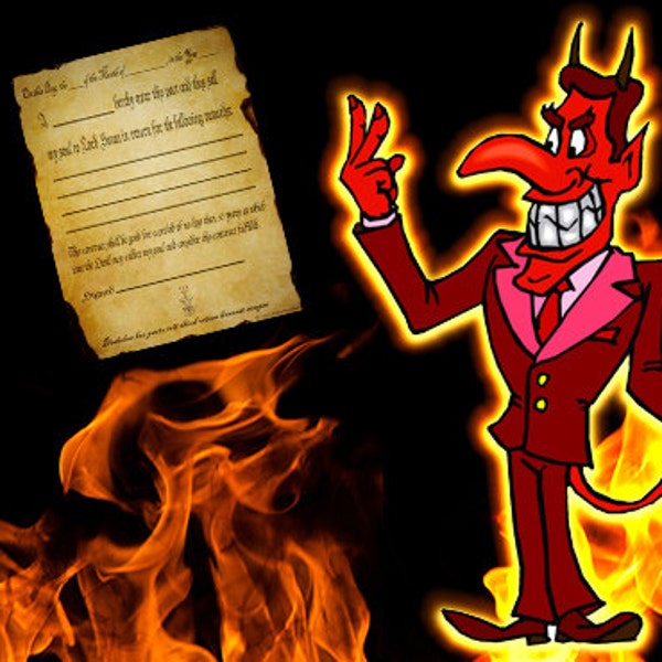 Contract With Devil - Etsy