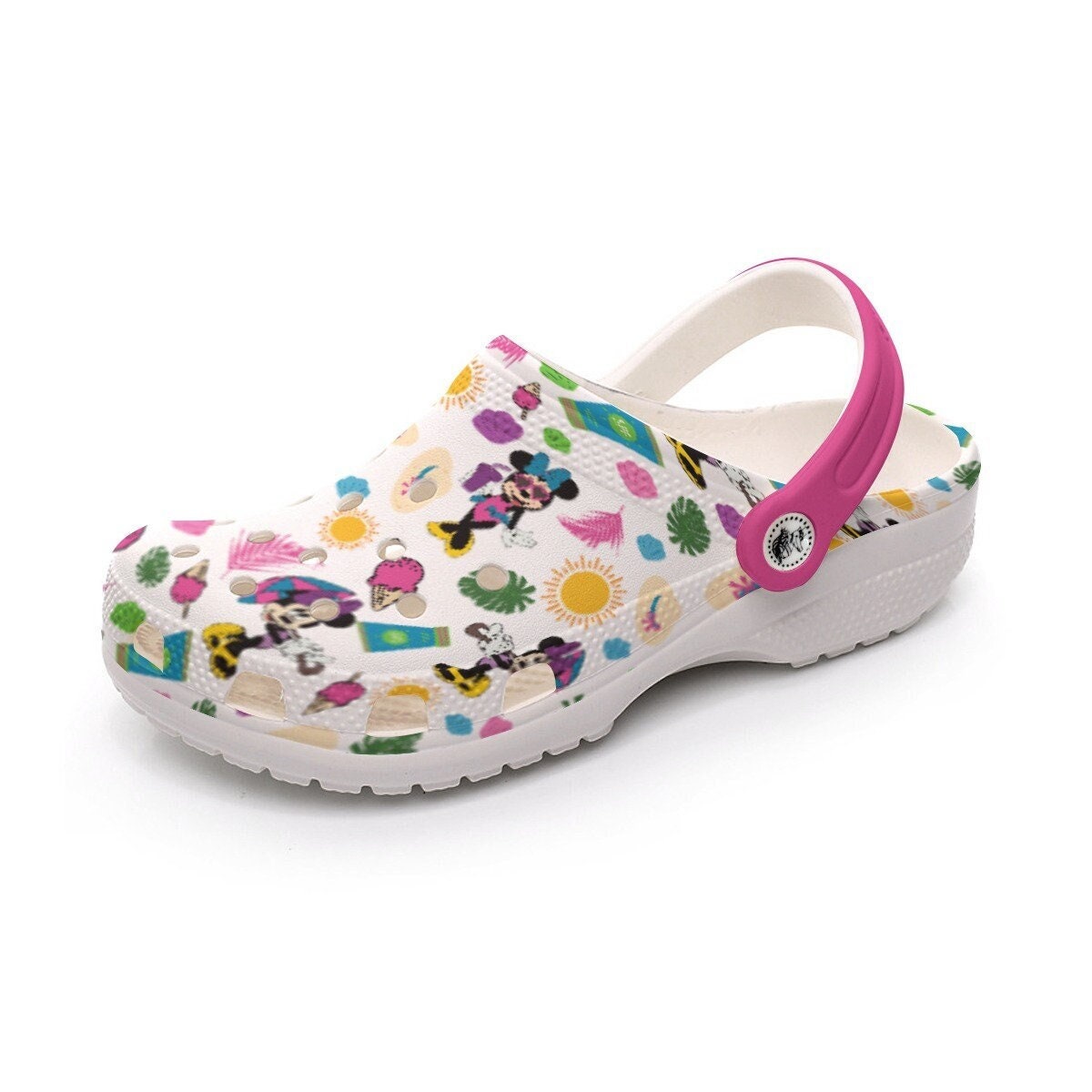 Minnie Mouse Summer, Summer Print, Disneyland Shoes, Minnie Mouse Croc ...