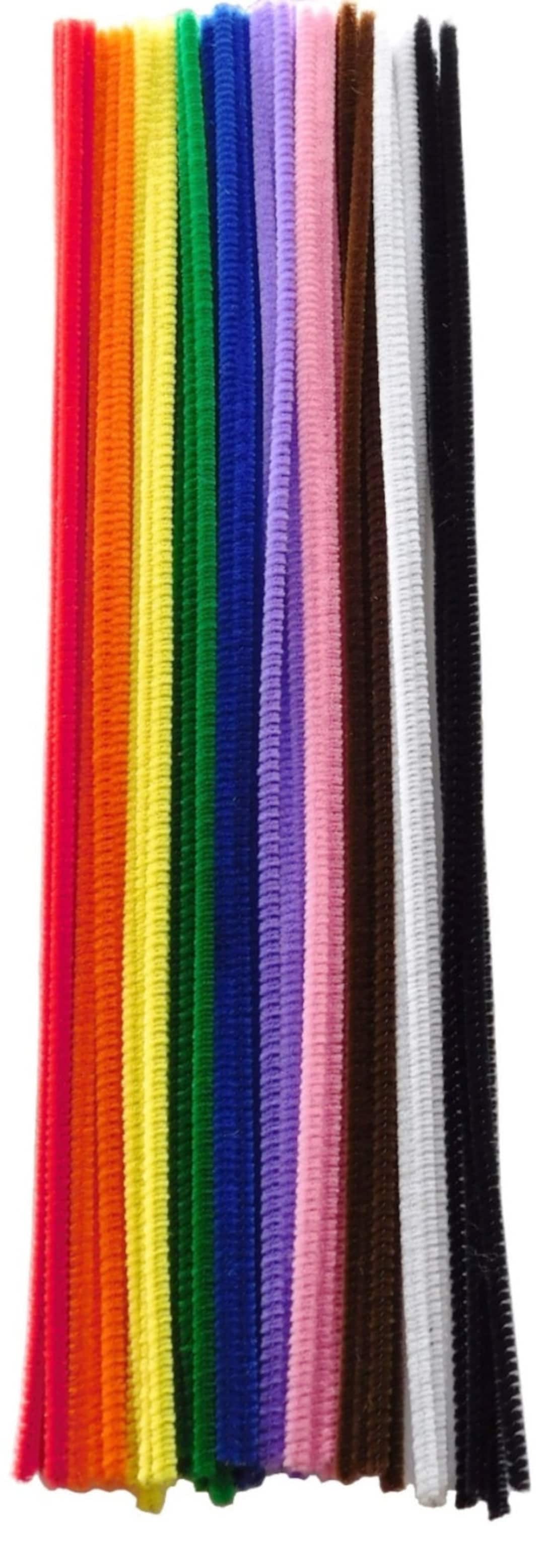 Pipe Cleaners, 300mm X 4mm, Assorted Colours 50 Pieces - Etsy