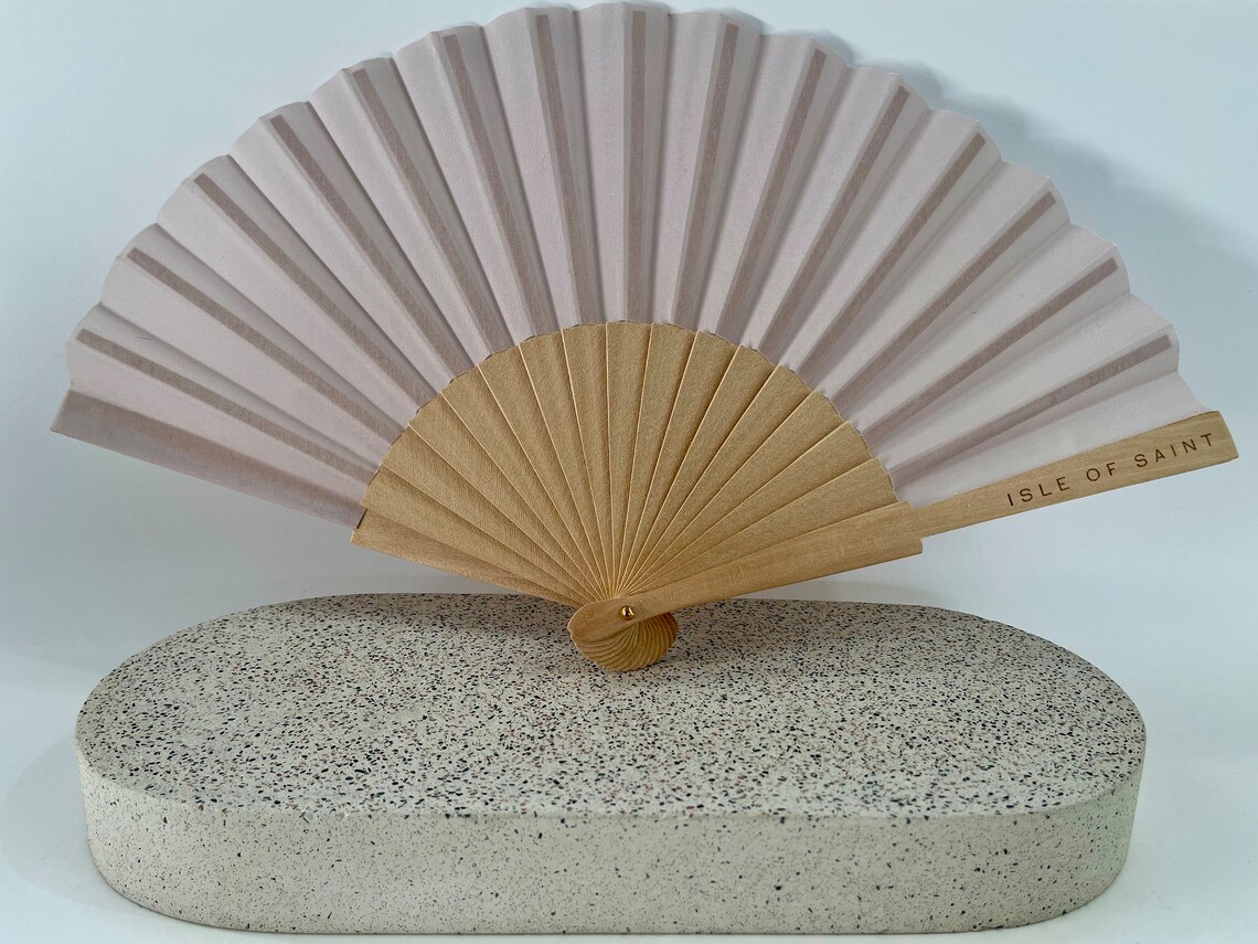 Wooden Folding Fan - 4 Colours - Etsy