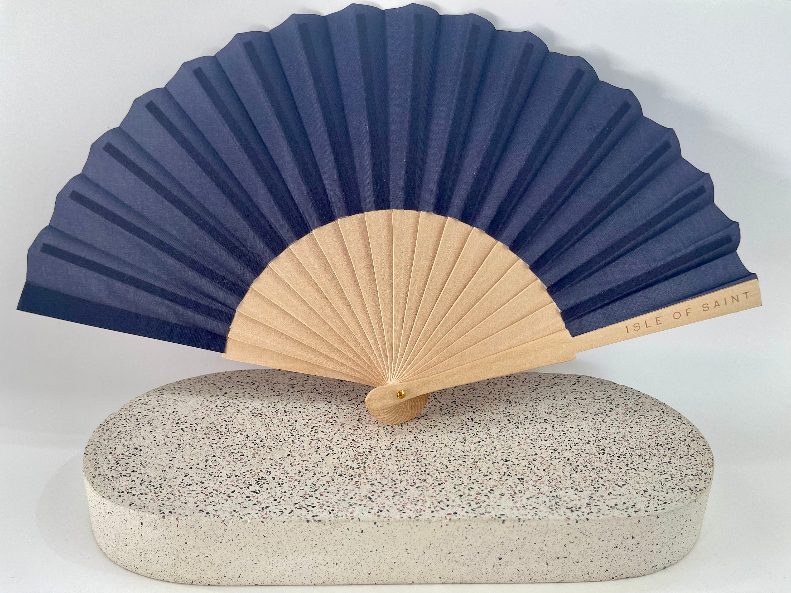 Wooden Folding Fan - 4 Colours - Etsy