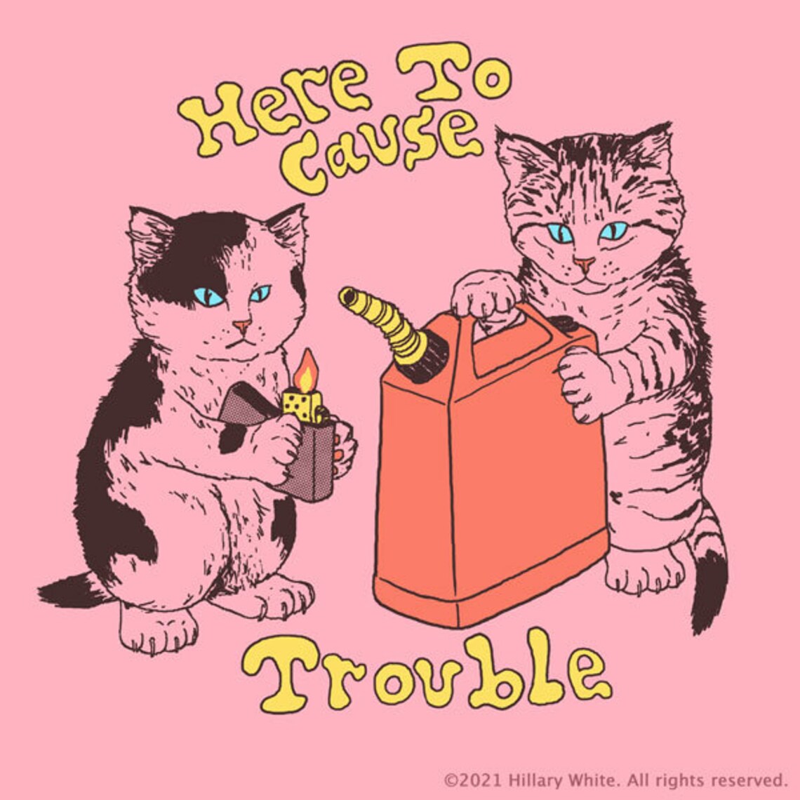 Here to Cause Trouble T-shirt Cool Funny Tee Shirt Gift - Etsy