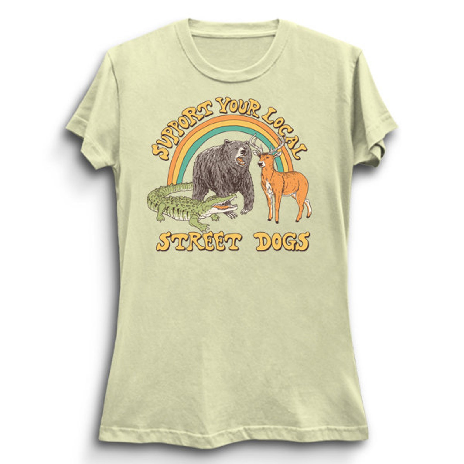 Street Dogs T-shirt Funny Cool Tee Shirt Gift for Geek Bear - Etsy