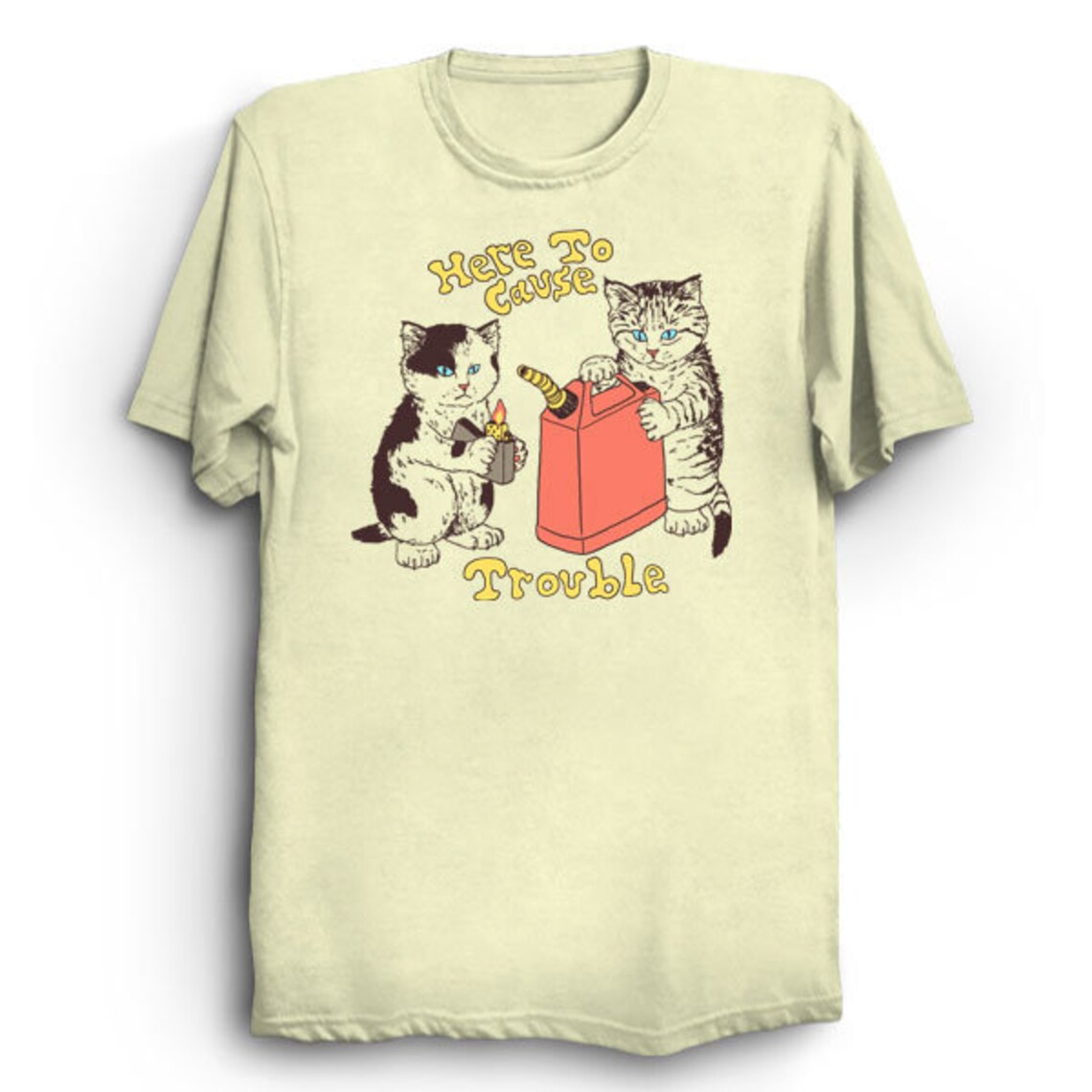 Here to Cause Trouble T-shirt Cool Funny Tee Shirt Gift - Etsy