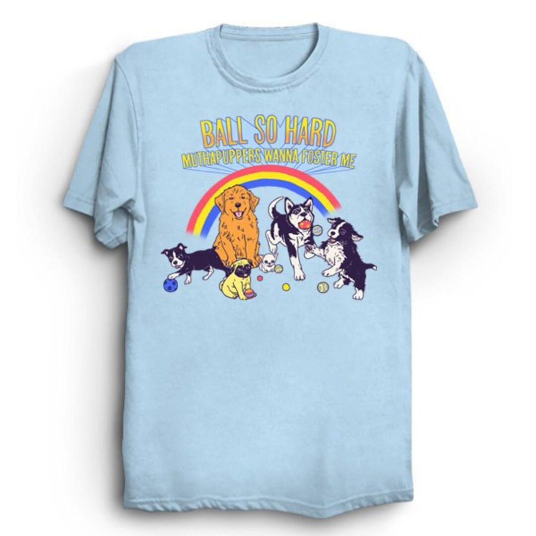 Puppies at Play T-shirt - Funny Cool Awesome Tee Shirt Geek 80s Animals ...