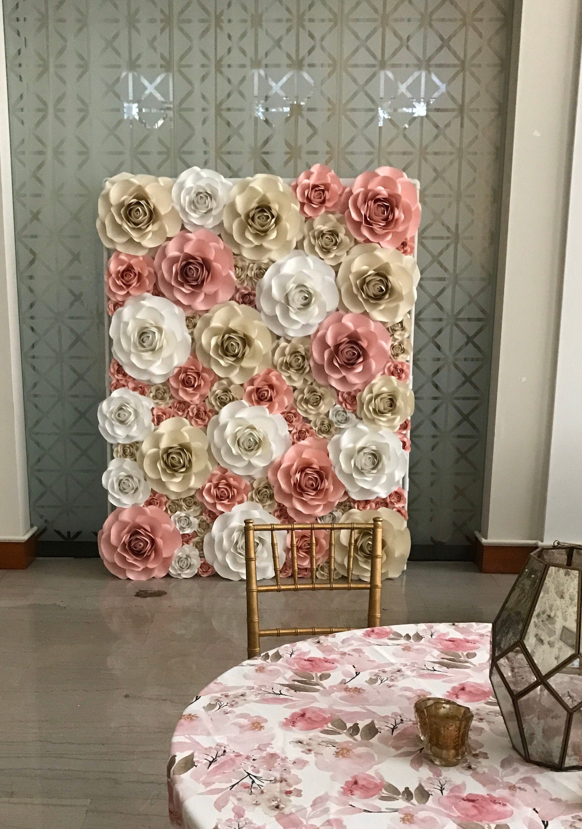 SVG and PDF Rose Templates 4 Templates paper Rose PDF | Etsy