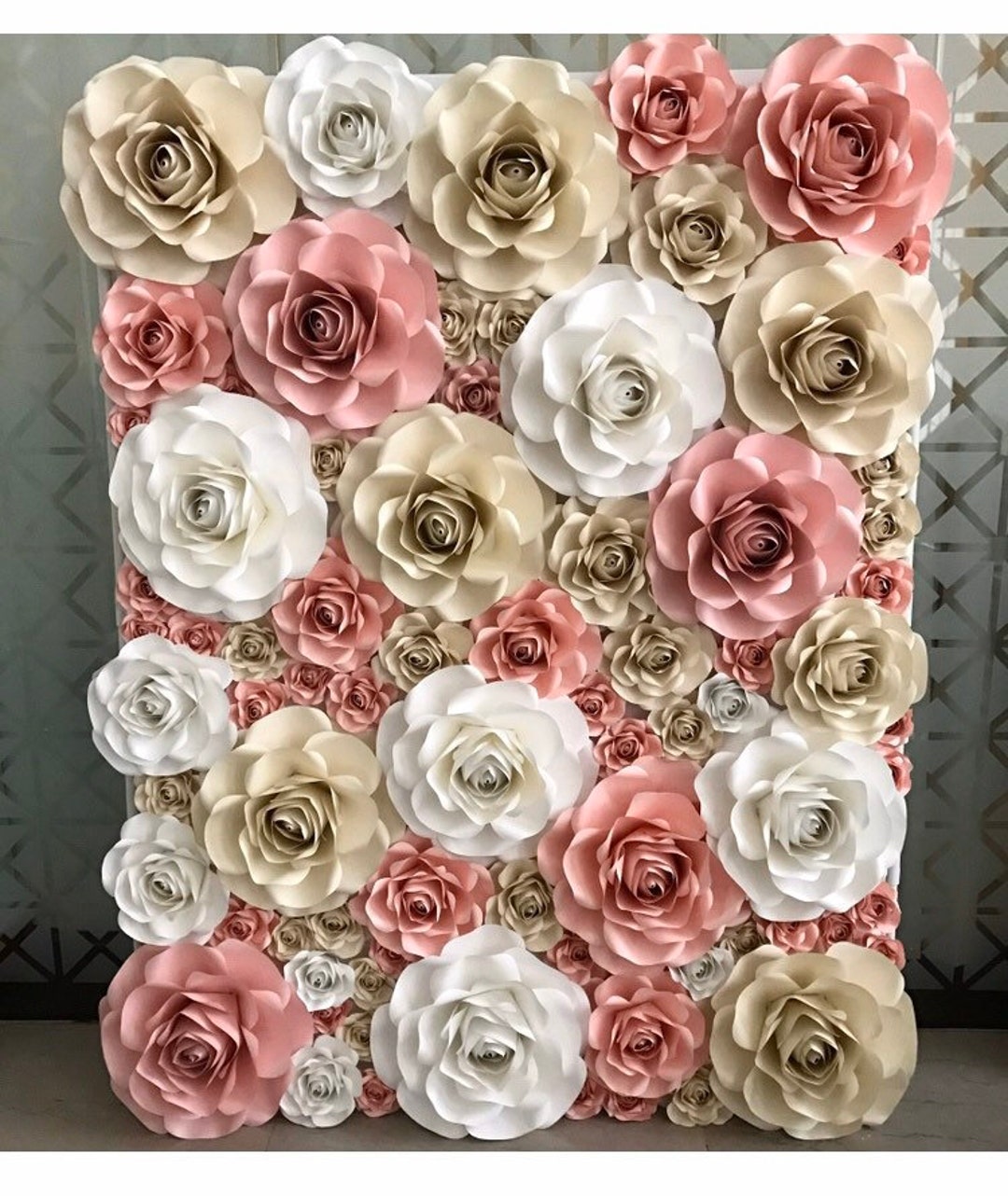 SVG and PDF Rose Templates| 4 Templates |paper Rose PDF Template ...