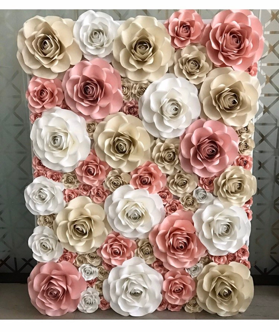 SVG and PDF Rose Templates 4 Templates paper Rose PDF | Etsy