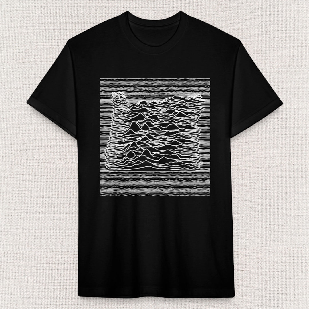 Oregon State - Joy Division - Unknown Pleasures - Pulsar Data Visualization Graphic T-shirt - by ...