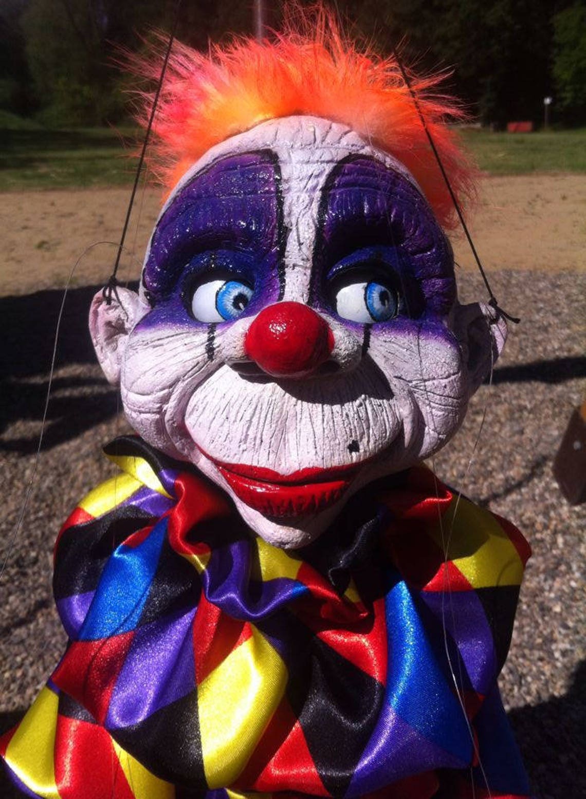 Marionette Big Clown 2 EDA Puppet Artist Street Televariete String ...
