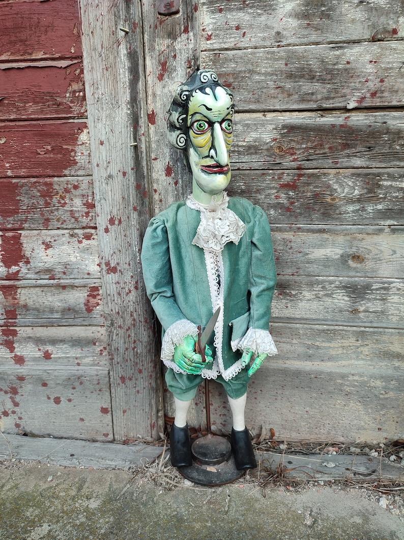 Original Old Wood Czech Hand Carved Puppet 70cm Unique - Etsy