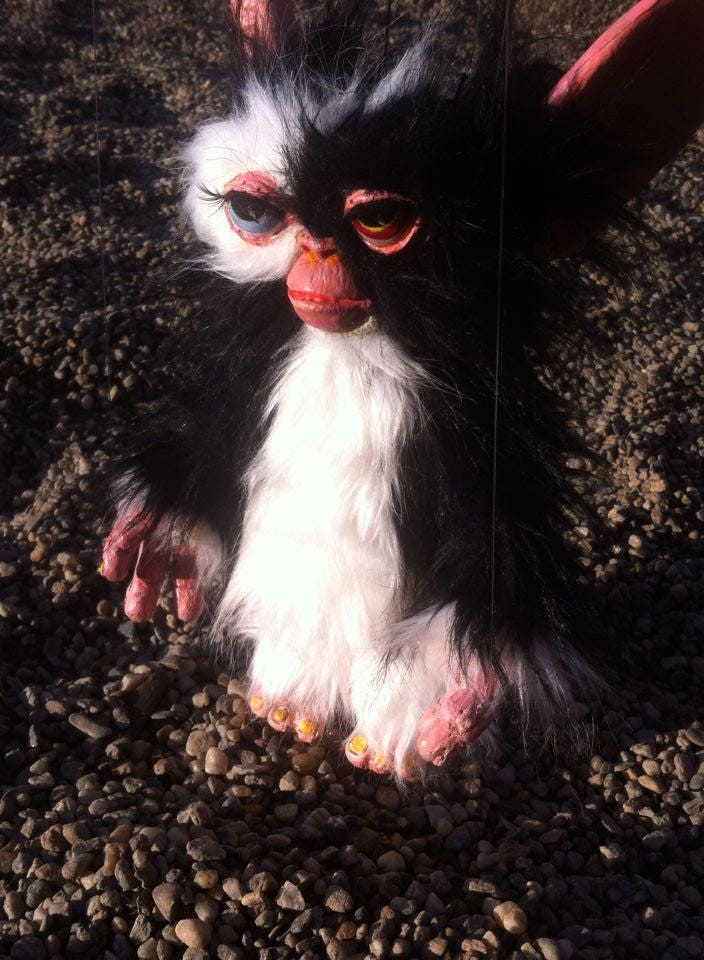 Mohawk Mogway 1:1gremlins Marionette Puppet Artist Street | Etsy