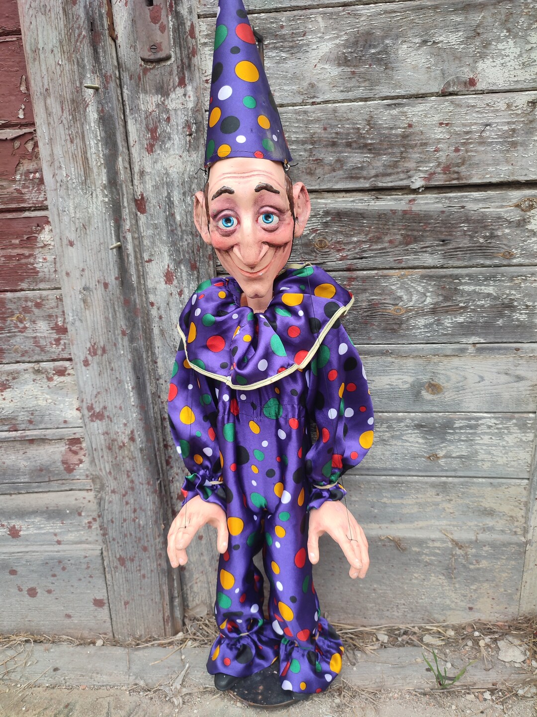 Marionette Big Wizard Puppet Artist Street Televariete String ...