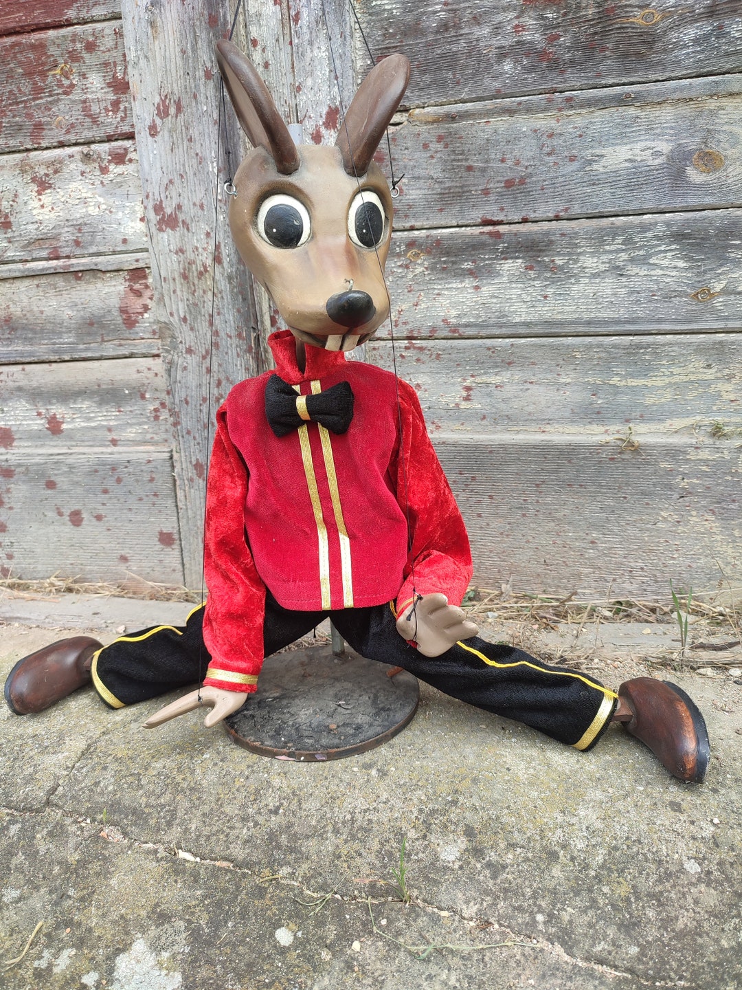 Dancing Mouse Wood Marionette Puppet Professional-professional Puppet ...