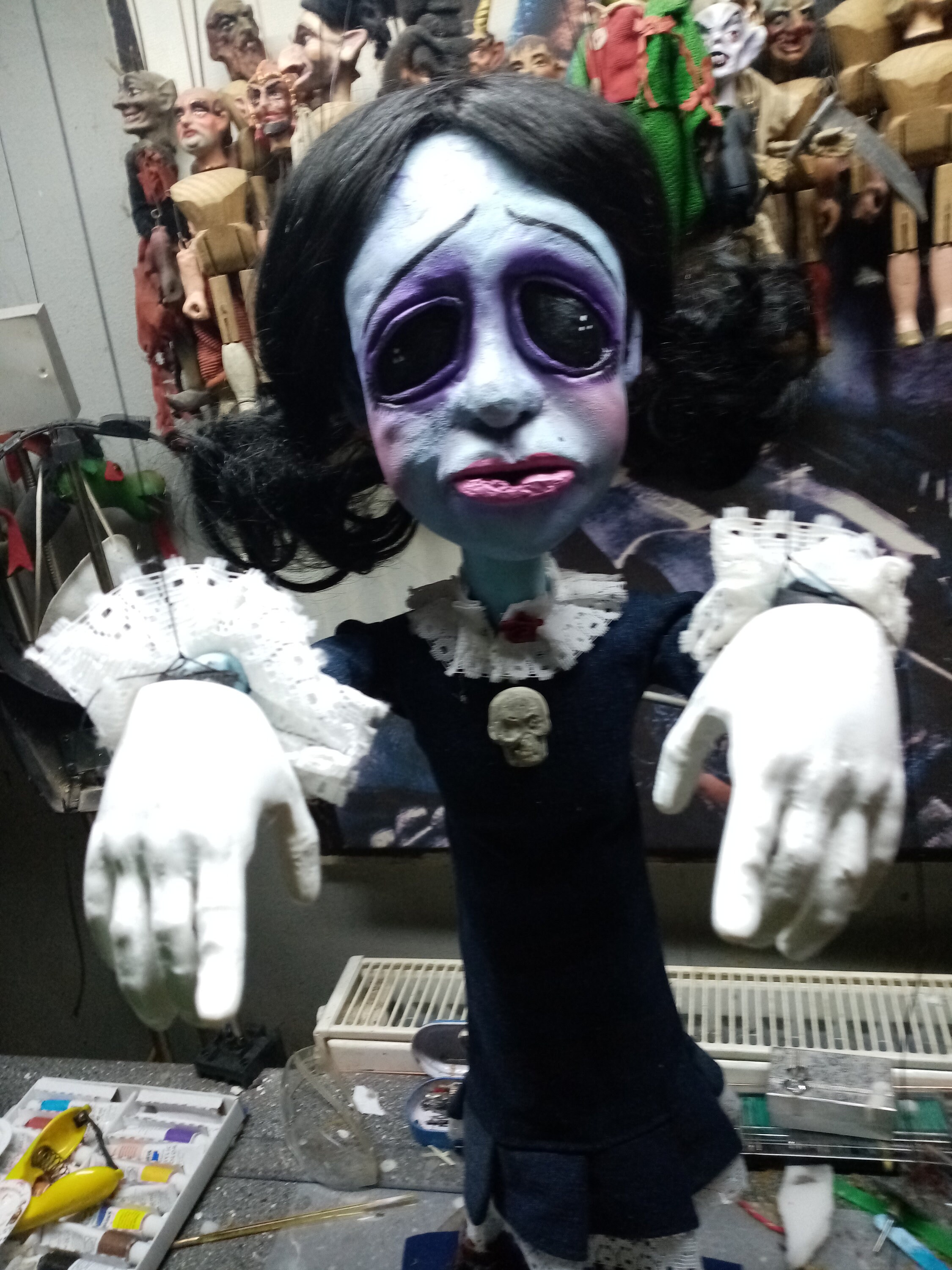 Marionette String - Professional Puppet Art Doll Old Fashion Vintage ...