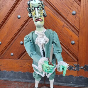 Hand Carved Czech Marionette Puppet, Traditional Art Doll (70cm) - Etsy