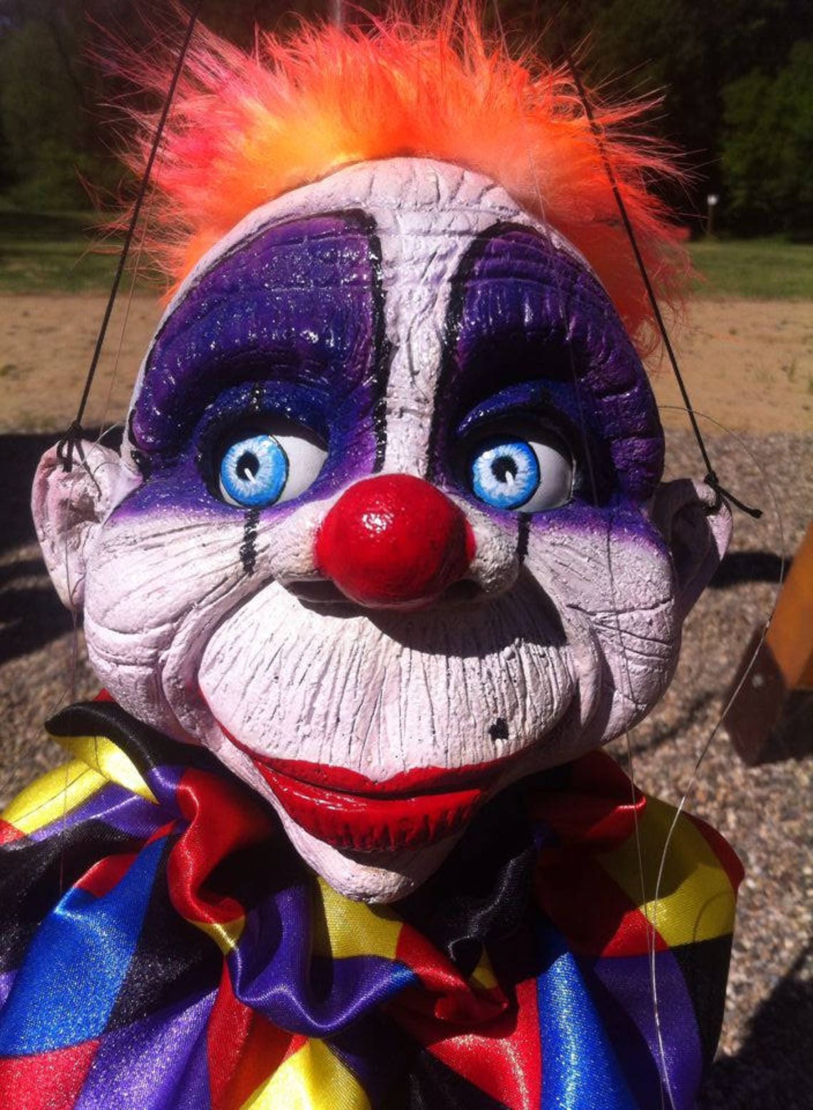 Marionette Big Clown 2 EDA Puppet Artist Street Televariete - Etsy