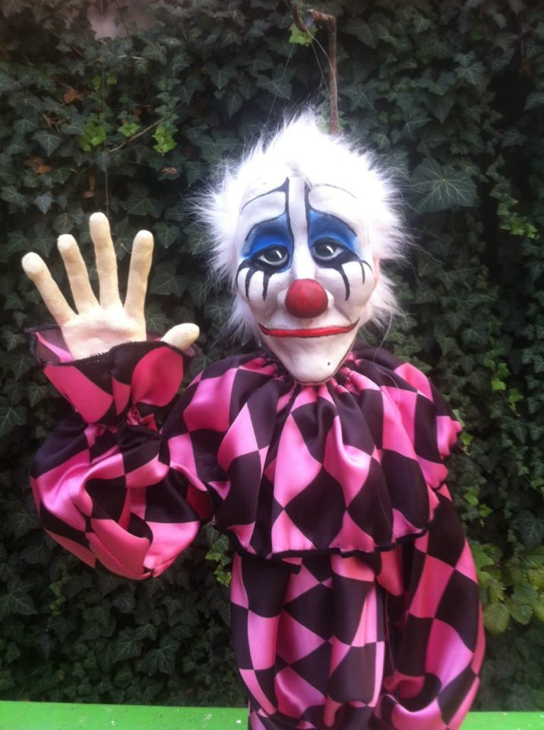 Marionette Big Clown Puppet Artist Street Televariete String - Etsy