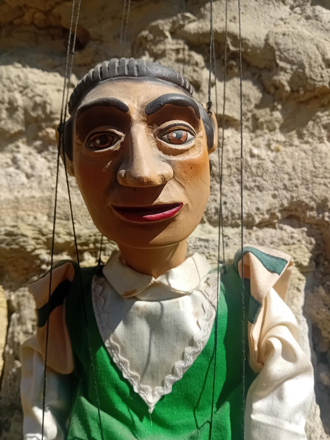 Hans Wood Antique Marionette-czech Handmade String Puppets - Puppet Art ...