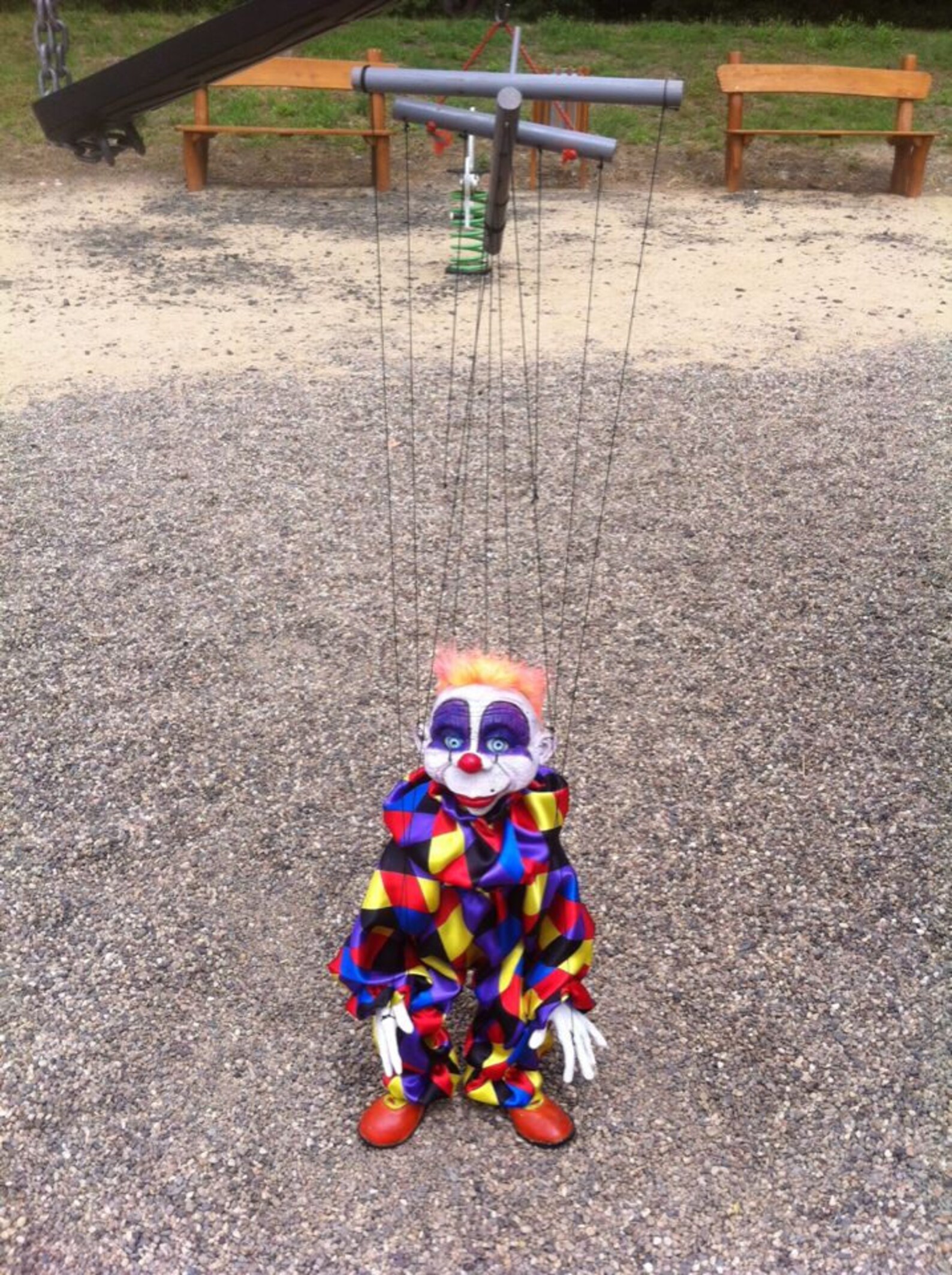 Marionette Big Clown 2 EDA Puppet Artist Street Televariete - Etsy