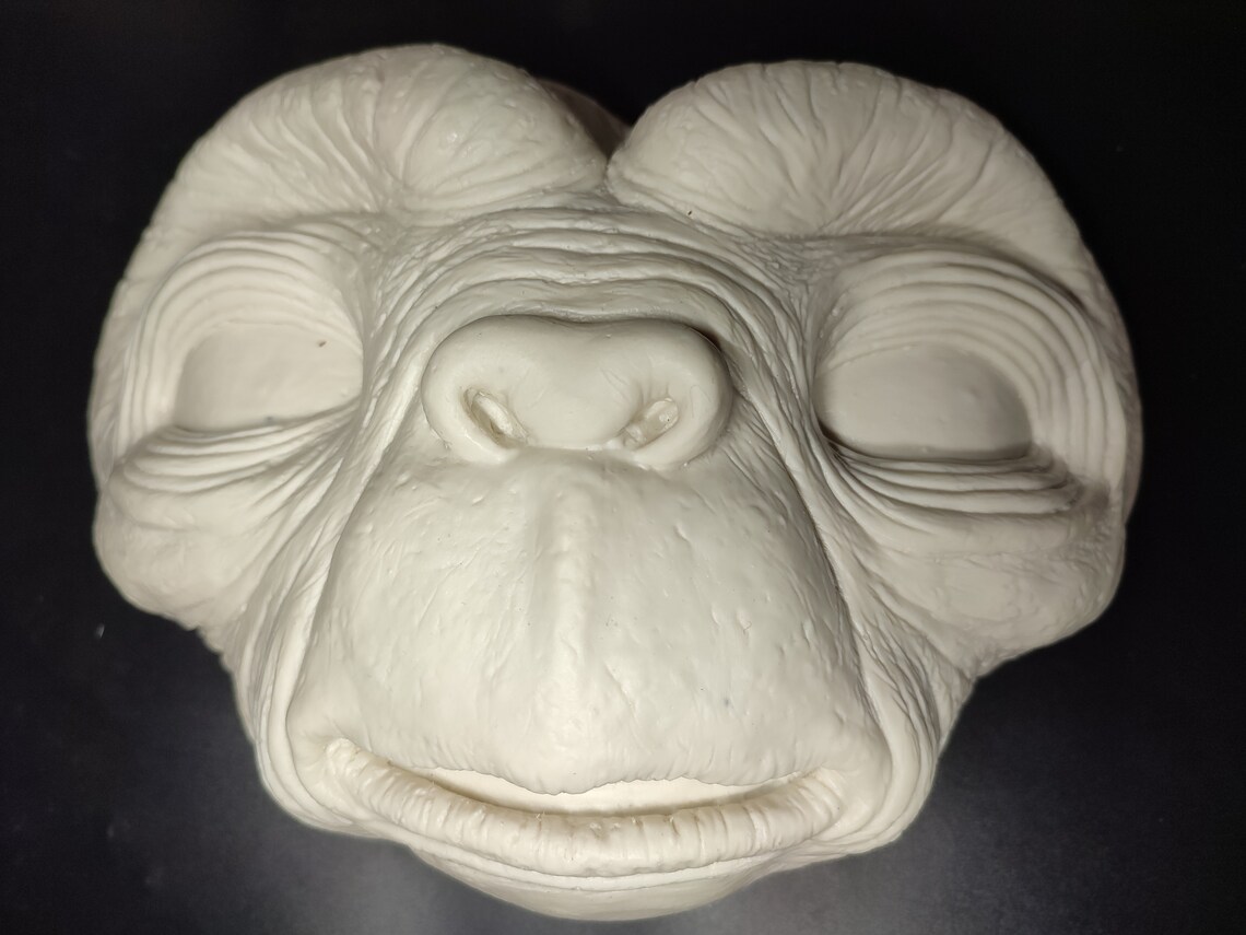 E.T. Life Size Resin Mask Prop Replica, Unpainted - Etsy
