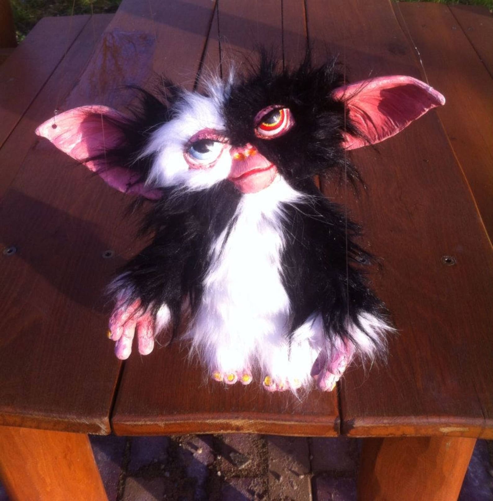 Mohawk Mogway 1:1gremlins Marionette Puppet Artist Street | Etsy