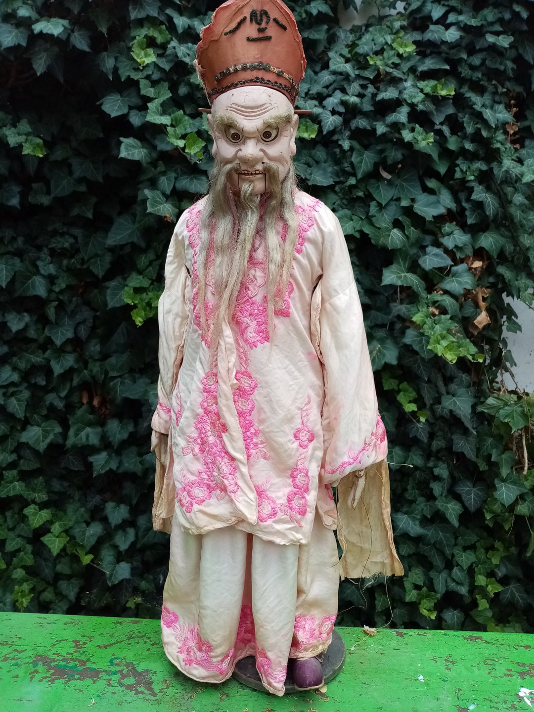 Antique Czech Wood Marionette, Hand-carved Evil Puppet, 1920s - Etsy