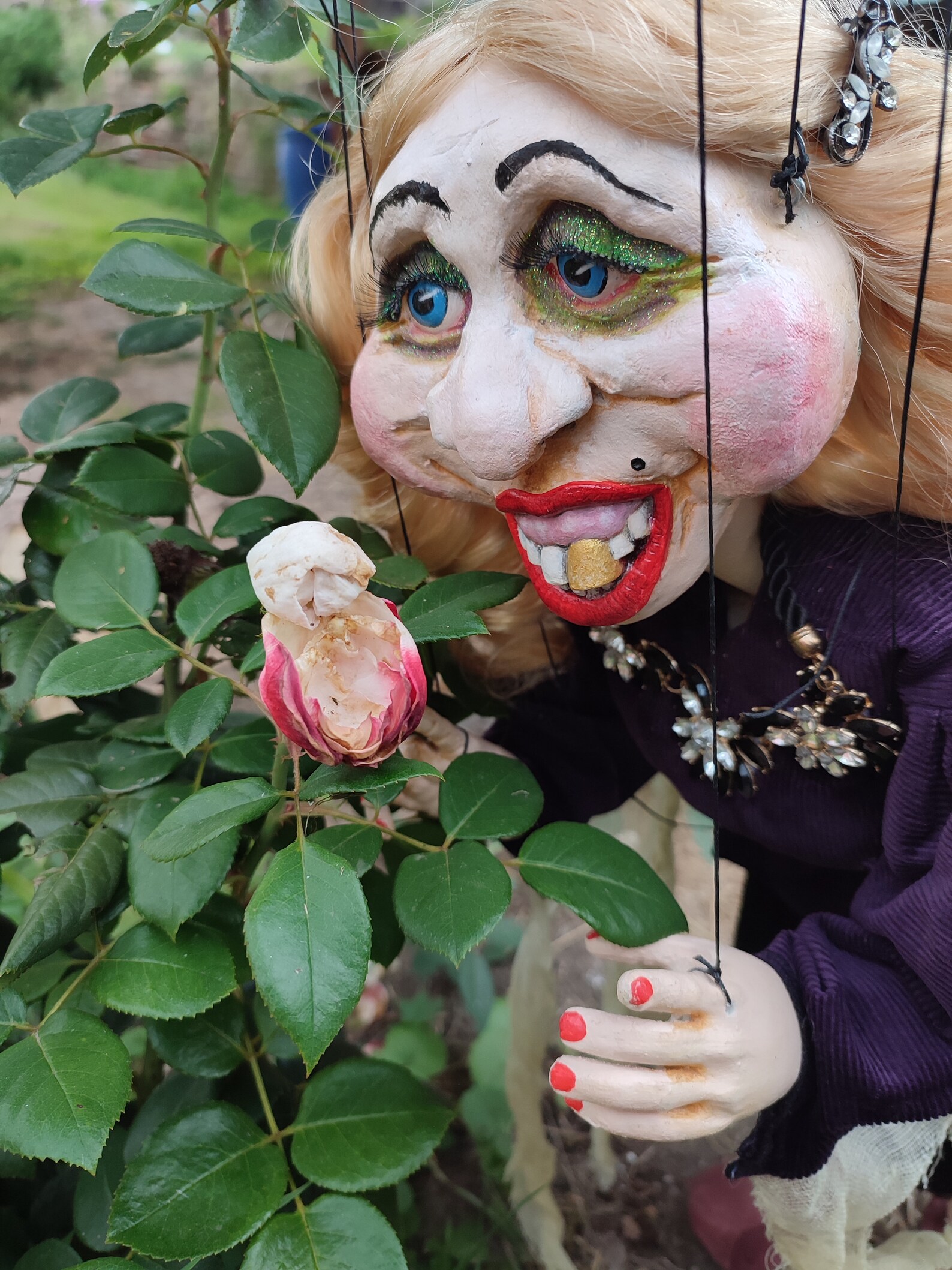Handmade Art Doll Marionette: Collectible Czech Puppet, 65cm - Etsy