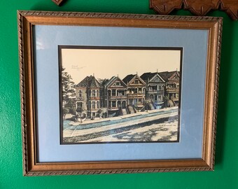 Painted Ladies Print - Etsy