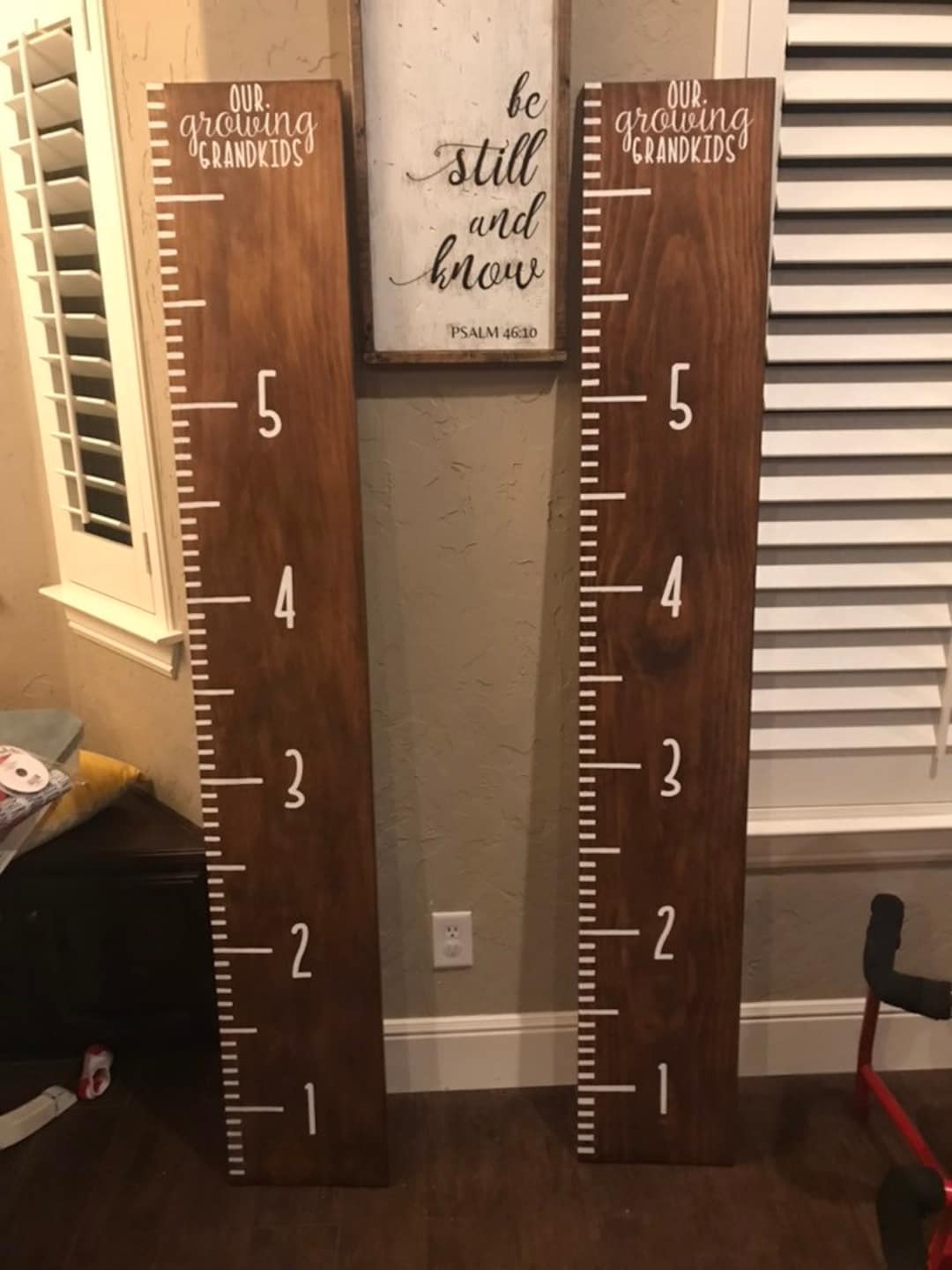 Wooden Growth Chart, Growth Chart, Kids Growth Chart, Grandkids Growth ...