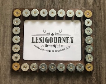Bullet picture frame shotgun shells art unique hunting | Etsy