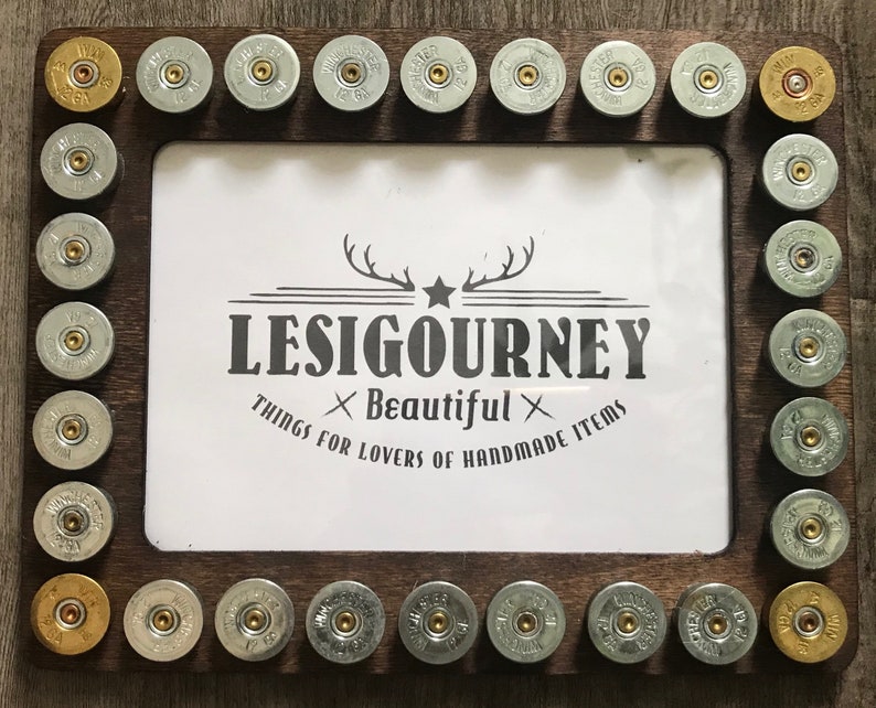 Bullet picture frame shotgun shells art unique hunting | Etsy