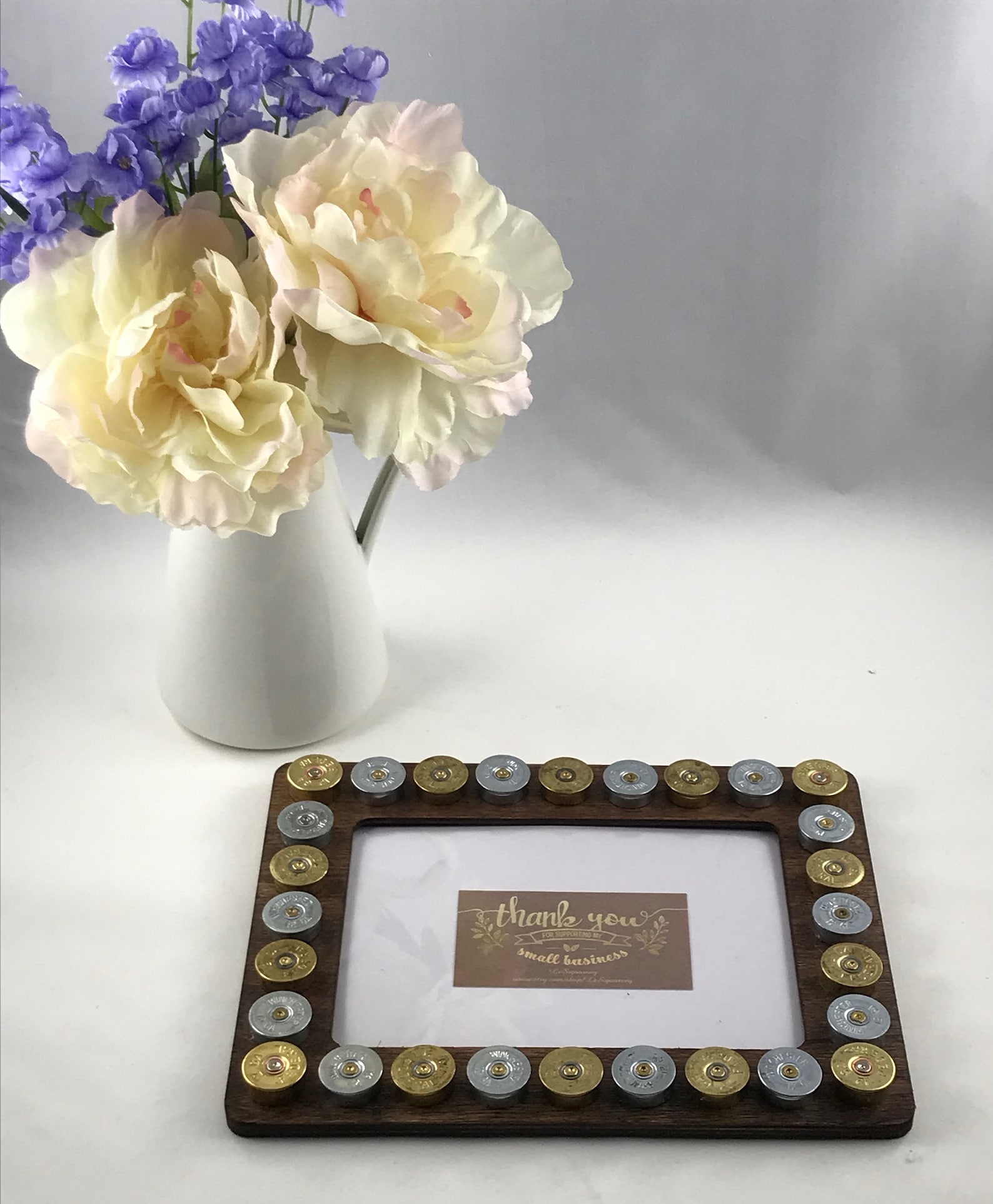 Bullet Picture Frame, Shotgun Shells Art, Unique Hunting Items, Rustic ...