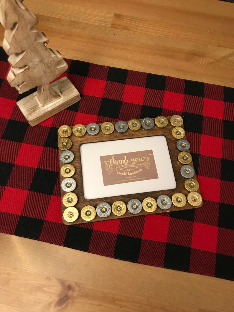Bullet Picture Frame, Shotgun Shells Art, Unique Hunting Items, Rustic ...