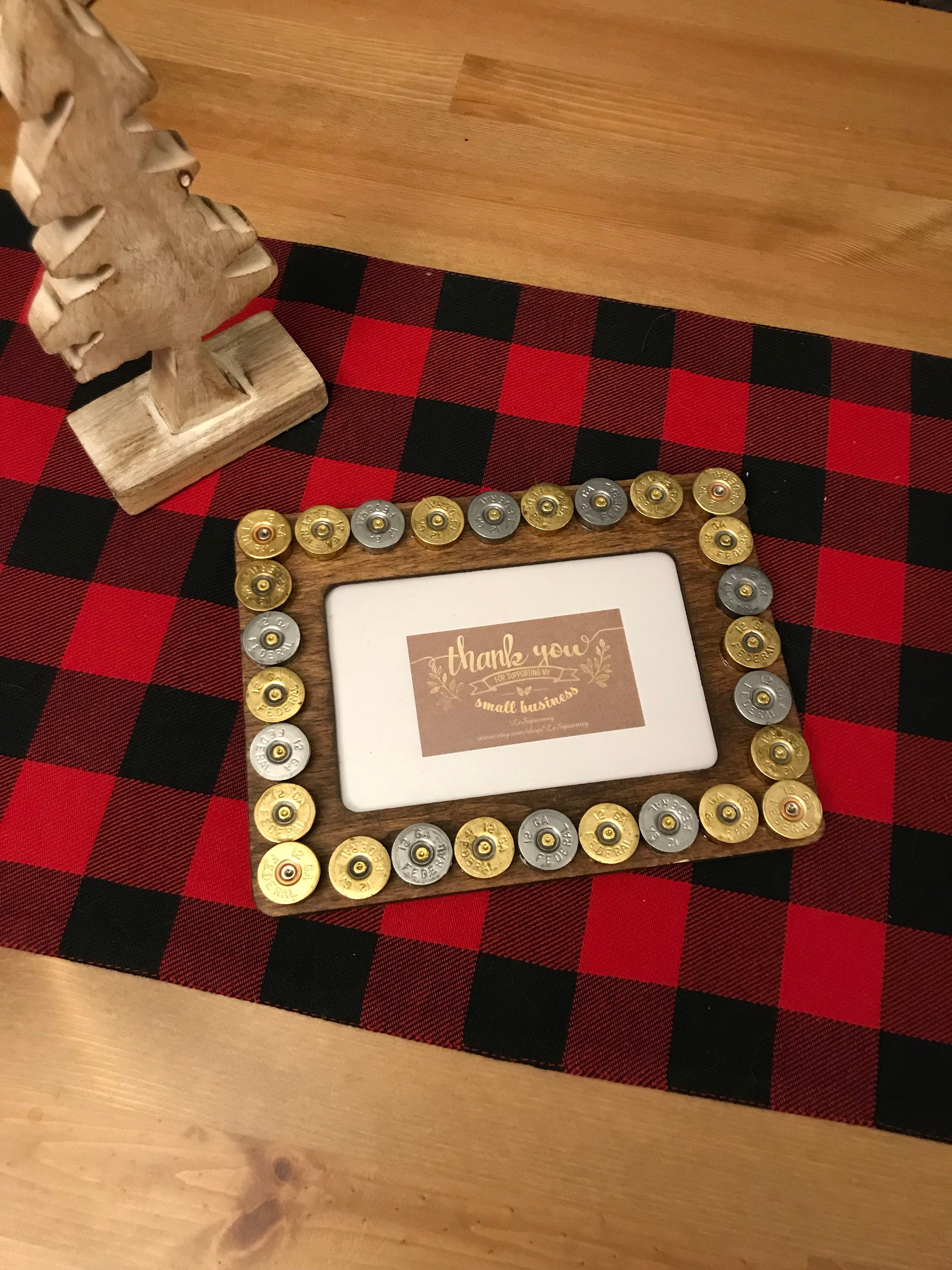 Bullet Picture Frame, Shotgun Shells Art, Unique Hunting Items, Rustic ...