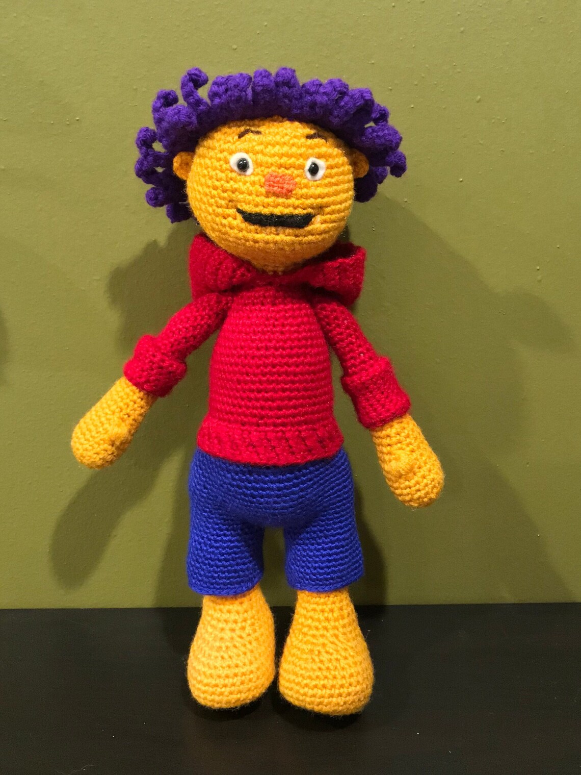 Sid the Science Kid Crochet Doll: PBS TV Plushie (14 Inch) - Etsy